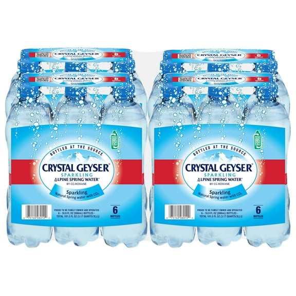 Crystal Geyser Alpine Spring Water, Drinking Bottled Natural Water, 1 ...