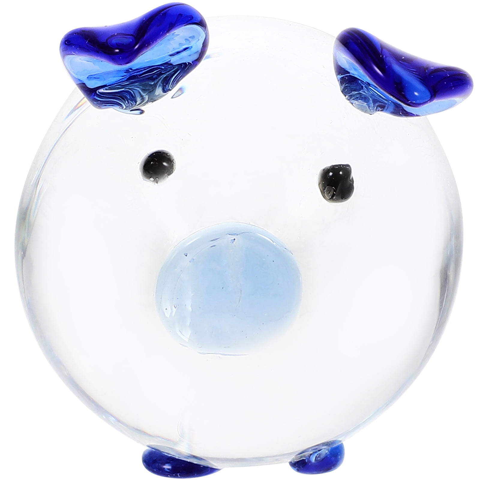 Crystal Glass Animal Figurine Glass Pig Statue Glass Animal Statue ...