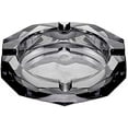 Crystal Glass Ashtray, Octagon Ash tray Cigar Cigarettes Ashtray Holder ...