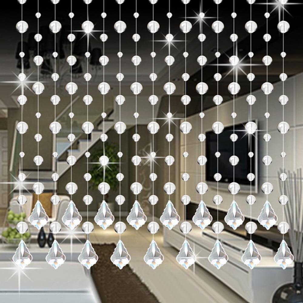 Crystal Glass Beaded Curtain, Aetherz Door String Curtain, Hanging Door ...