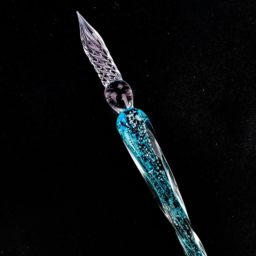 Crystal Glass Inks Gift Pen Vintage Handmade Dip Pen For Writing Art ...