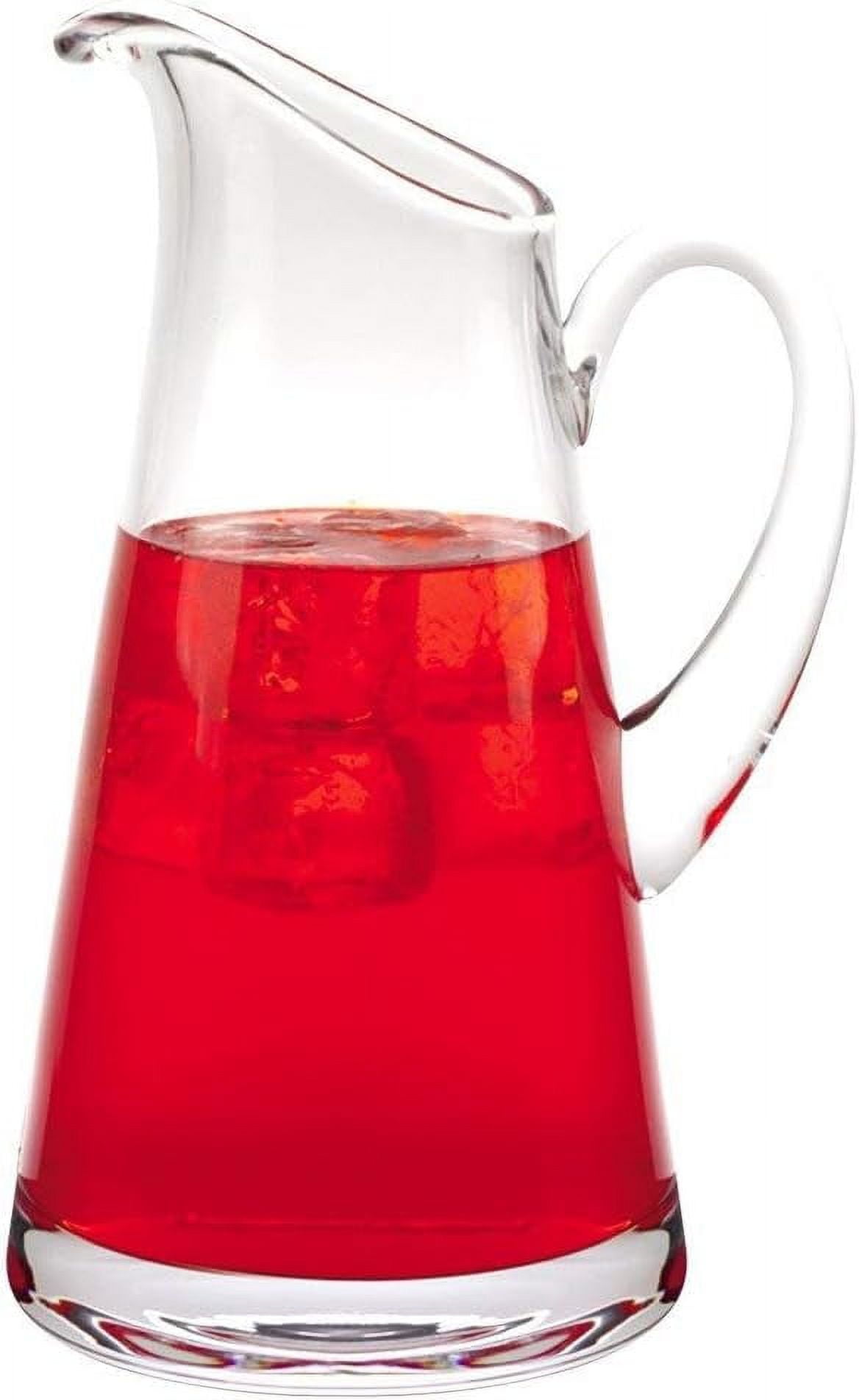 Crystal Glass Pitcher - 54 oz. European Mouth-Blown Crystal Pitcher for ...