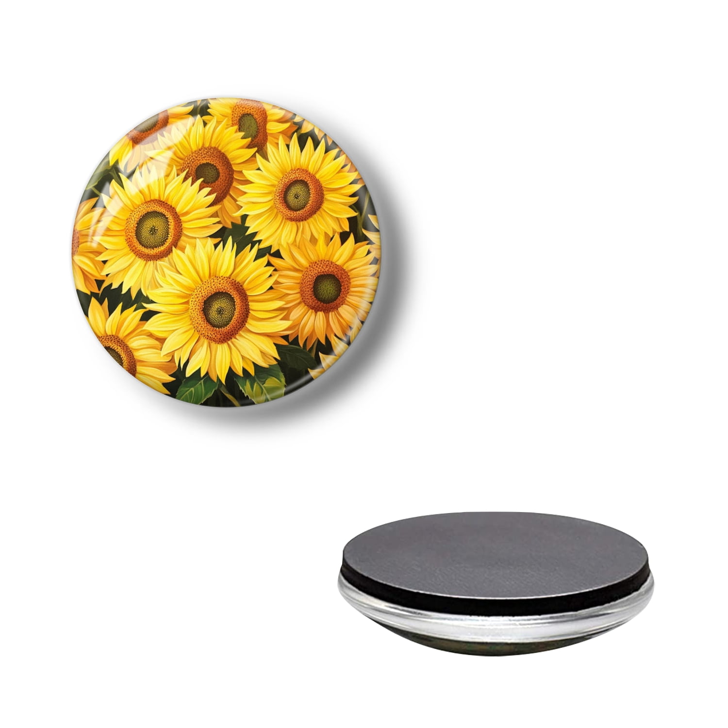 Crystal Glass Refrigerator Magnets for Fridge, Lush Cluster of ...