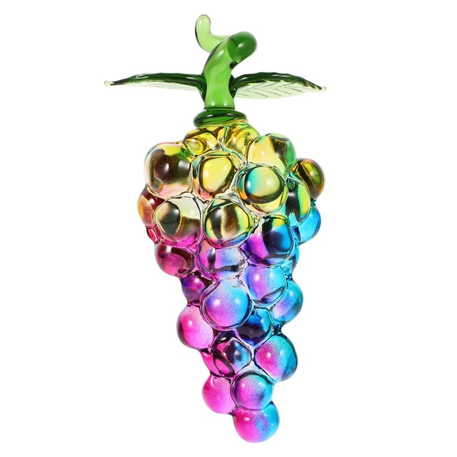 Crystal Grape Ornament Crystal Grape Crafts Decorative Desktop Grape ...