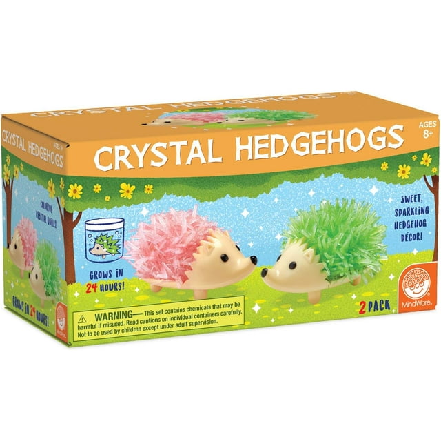 Crystal Growing Kits: Hedgehogs Bright Colors Set of 2 – Cute DIY ...