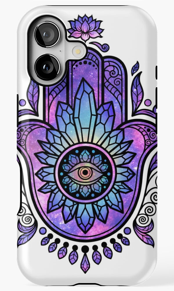 Crystal Hamsa Hand Spiritual Protection Case Phone Case for iPhone 17 ...