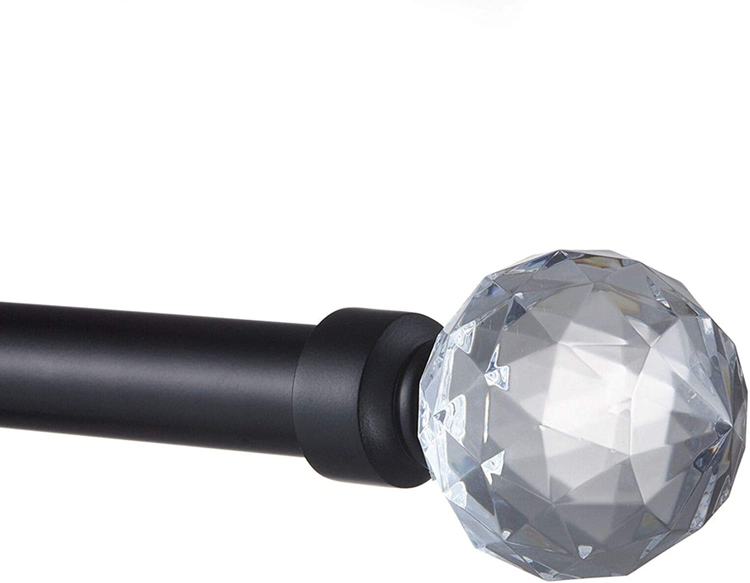 Crystal Heavy Duty Metal Curtain Rod, 3/4 Inch Diameter - Walmart.com