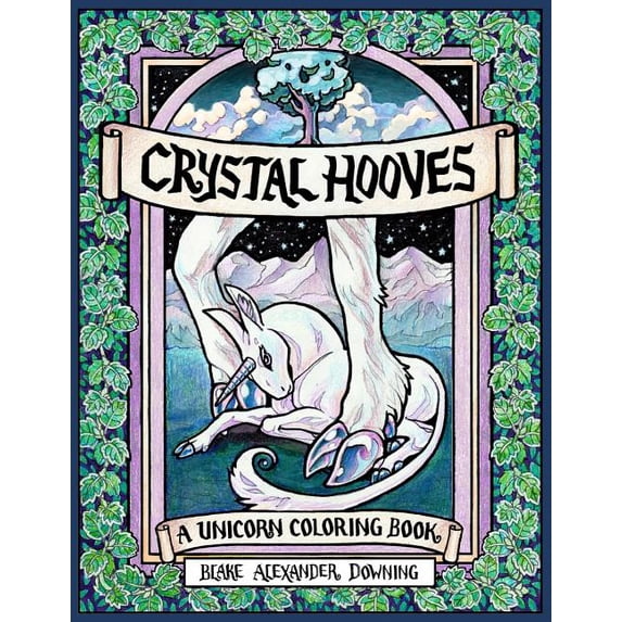 Crystal Hooves: A Unicorn Coloring Book (Paperback) - Walmart.com