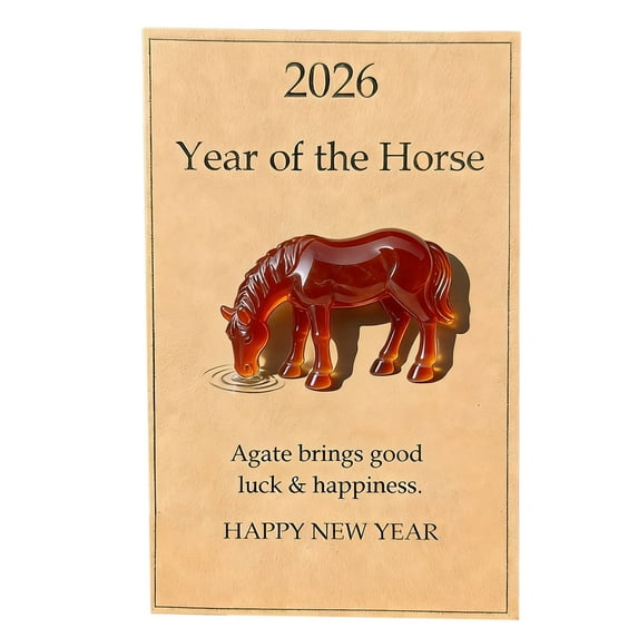 A Crystal Horse Figurine 2026 Decorative Ornament Clear Acrylic Design ...