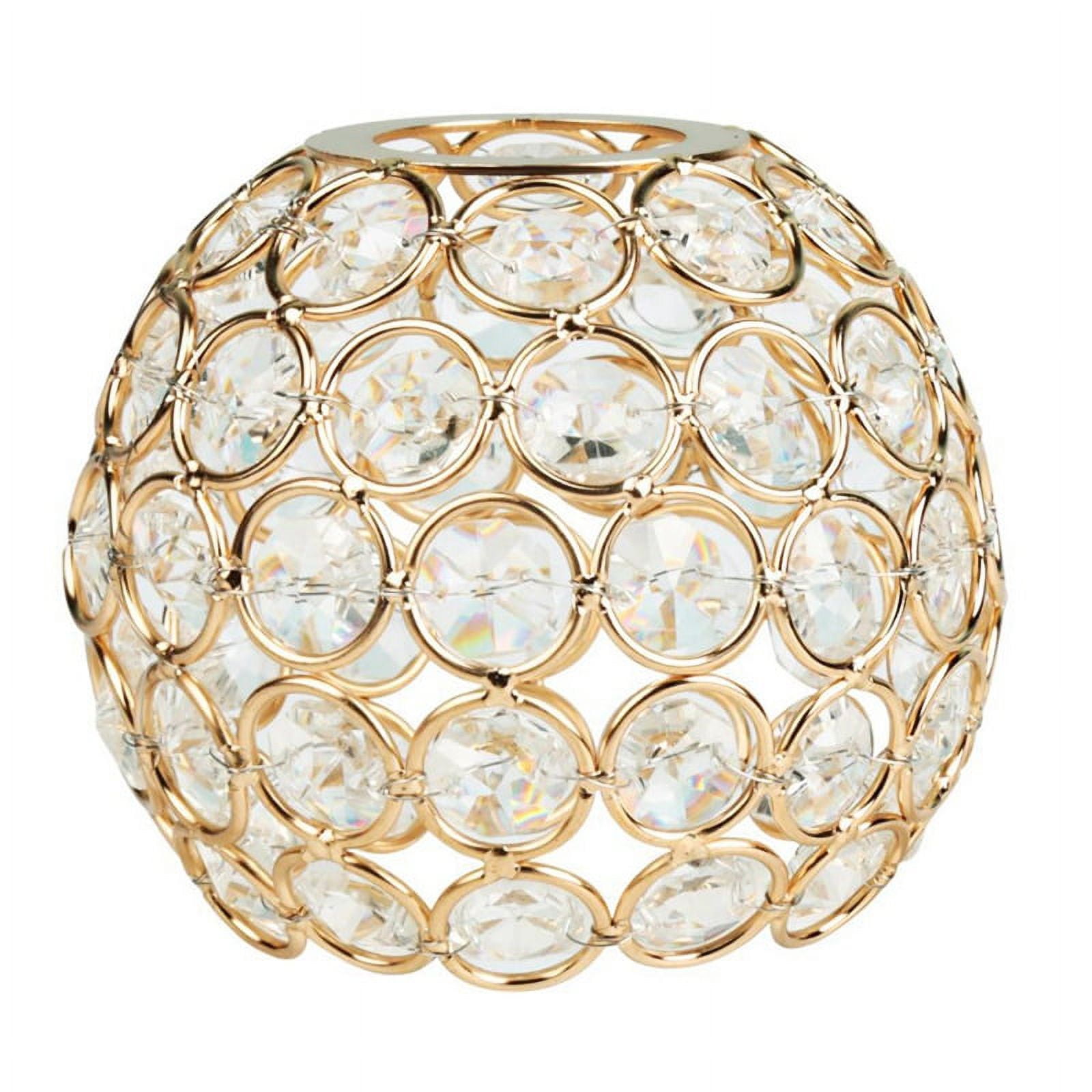 Crystal Lampshade for Round Hollow Shadow Outdoor Camping Glamping ...