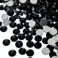 Crystal Lane DIY 1440pcs SS20 (4.7mm) Jet | Glass Round Flat Back ...