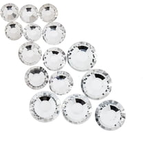 2880pcs Crystal Lane DIY SS12 (3mm) Jet AB Glass Round Flat Back ...
