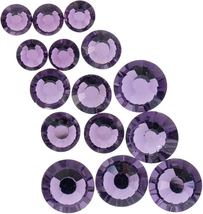 Crystal Lane DIY Combo SS16/SS20/SS30 Light Violet Flat Back ...
