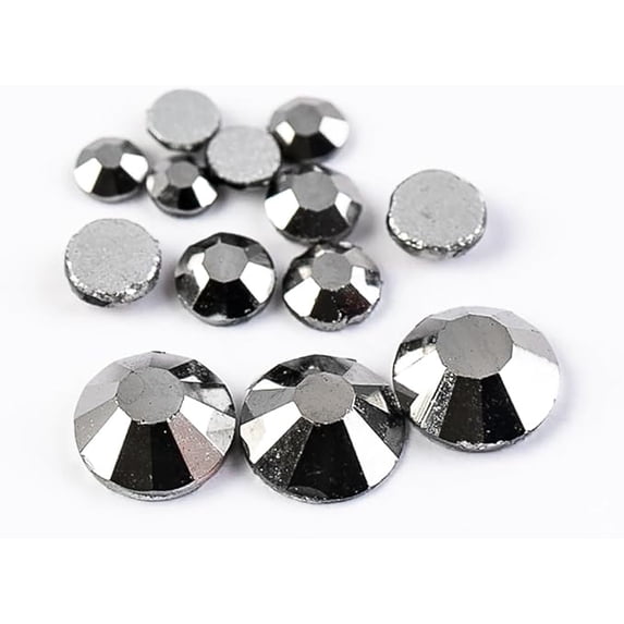 Crystal Lane DIY Combo SS3/SS6/SS12 Hematite Round Flat Back ...