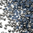 Crystal Lane DIY SS16 (4mm) Hematite Glass Flat Back Hotfix Rhinestones ...