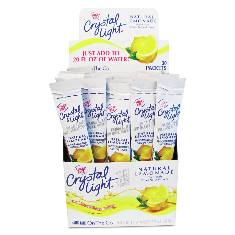 1PK Flavored Drink Mix, Lemonade, 30 .17oz Packets/box - Walmart.com