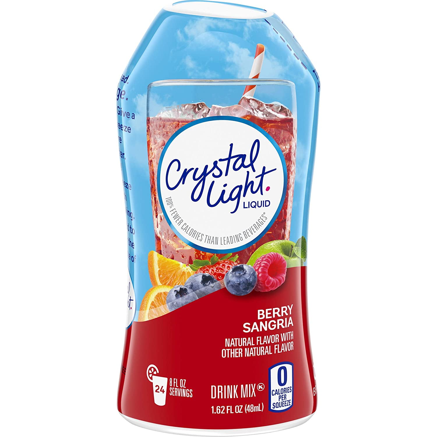 Crystal Light Berry Sangria Liquid Drink Mix, 1.62 Fl Oz - Walmart.com