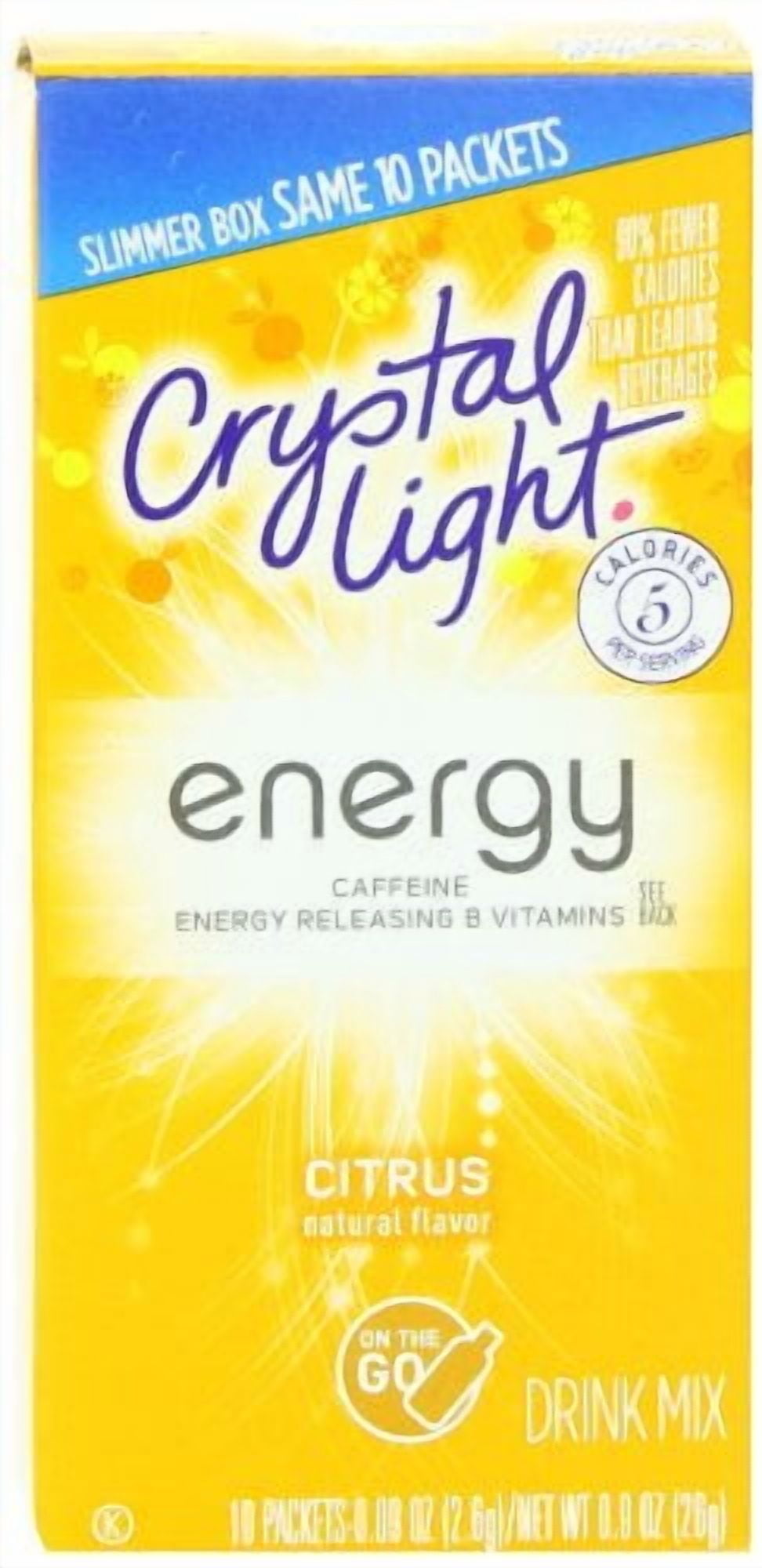 (12 pack) Crystal Light Citrus Sugar Free Drink Mix Singles with ...
