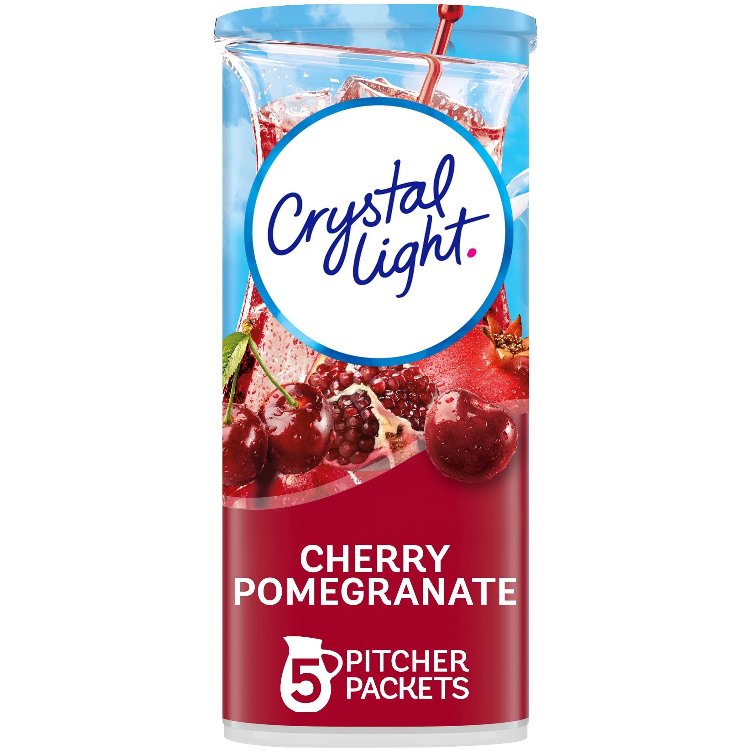 Crystal Light Cherry SCH4 Pomegranate Drink Mix (20 Pitcher Packets, 4 ...
