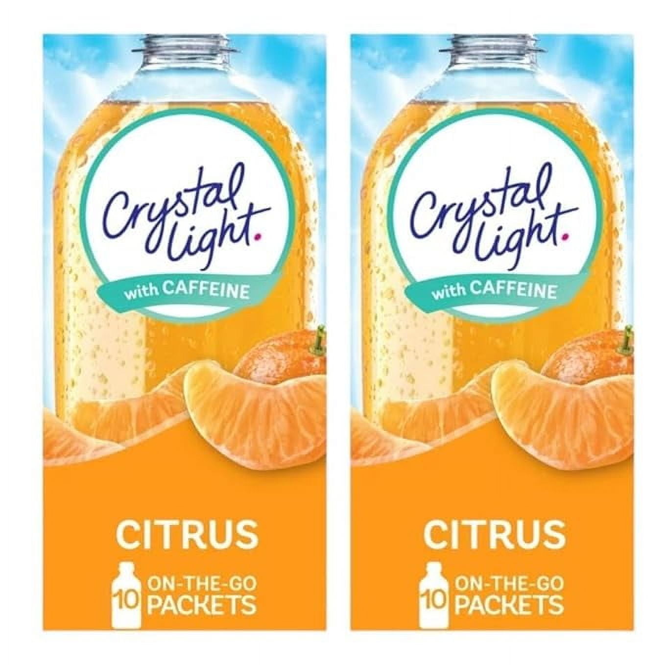 Crystal Light Citrus With Caffeine Sugar Free Drink Mix Singles ...