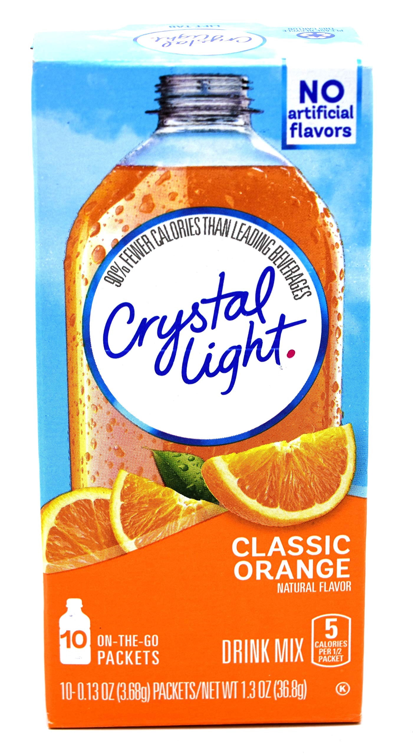Crystal Light, Drink Mix Classic Orange, 10 Count Packaging May Vary ...