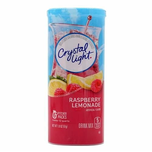 Crystal Light Drink Mix Raspberry Lemonade - 6 Ct Packaging May Vary ...