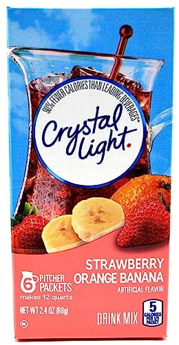 Crystal Light Drink Mix Stawberry Orange Banana (Pack of 10) - Walmart.com