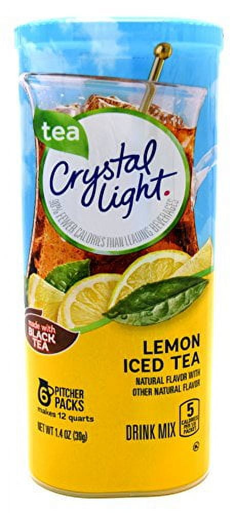 Crystal Light Iced Tea With Lemon, 1.4 oz - Case of 12 - Walmart.com