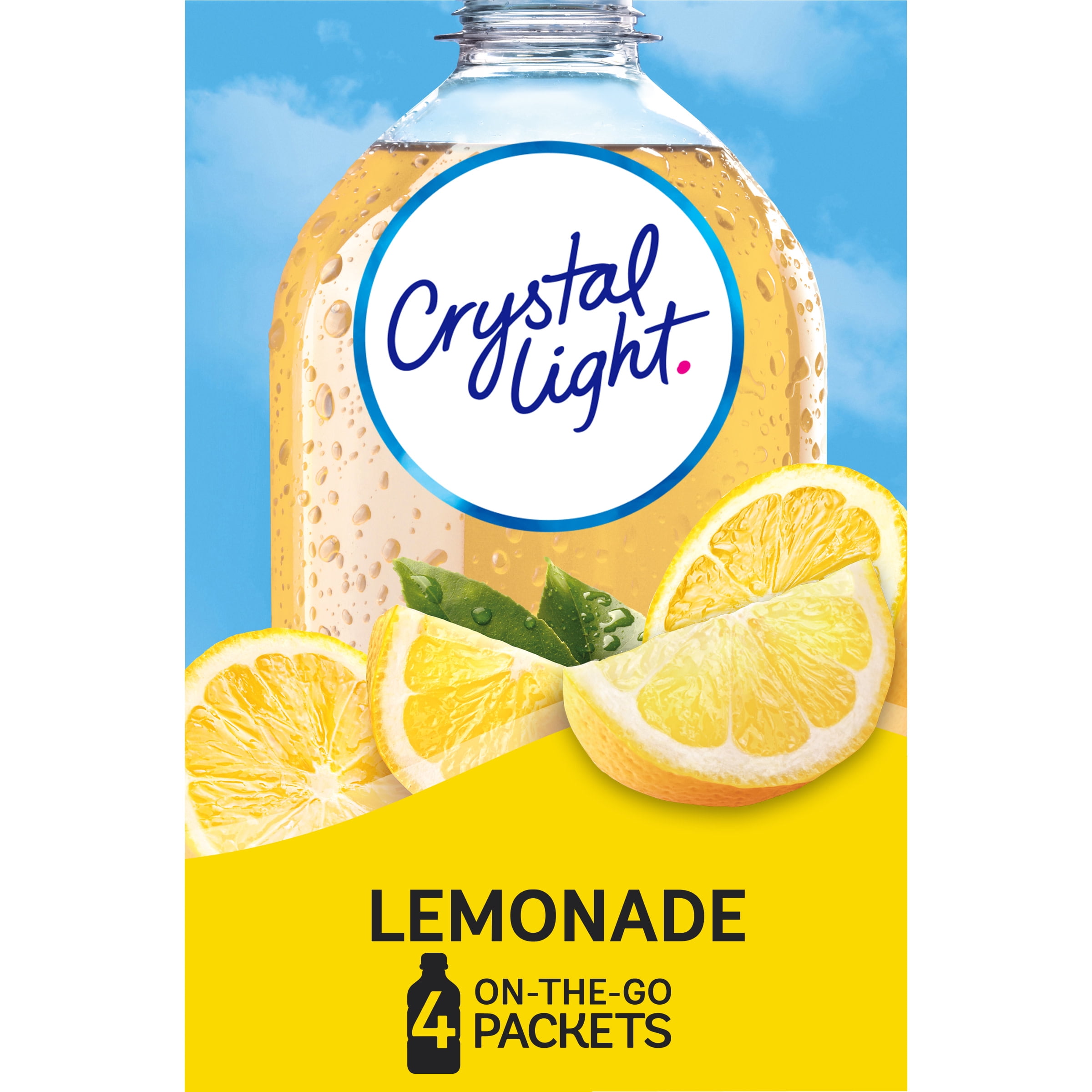 Crystal Light Lemonade Naturally Flavored Powdered Drink Mix, 4 Ct On ...