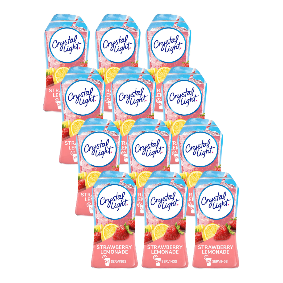 Crystal Light Liquid Drink Mix, Strawberry Lemonade, 1.62 OZ, Pack of ...