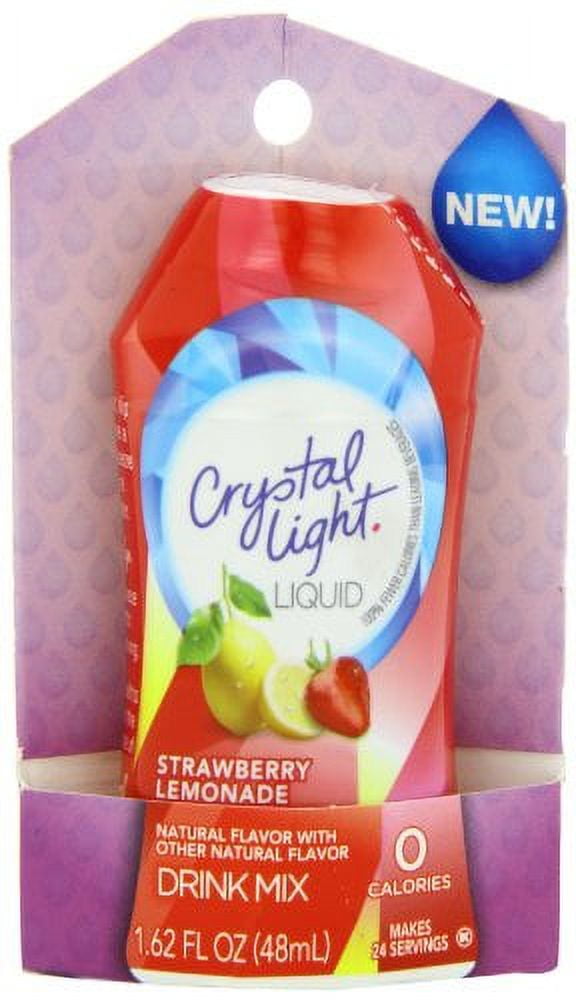 Crystal Light Liquid Drink Mix, Strawberry Lemonade, Pack of 24 ...