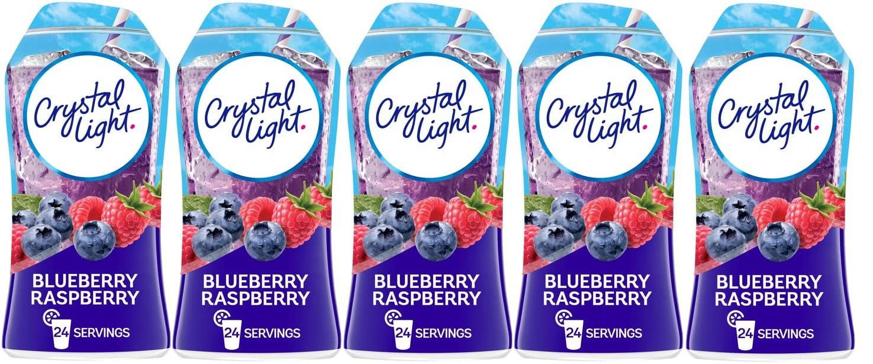Crystal Light Liquid Enhancer 5 Pack 1.62 fl oz bottles (Blueberry ...