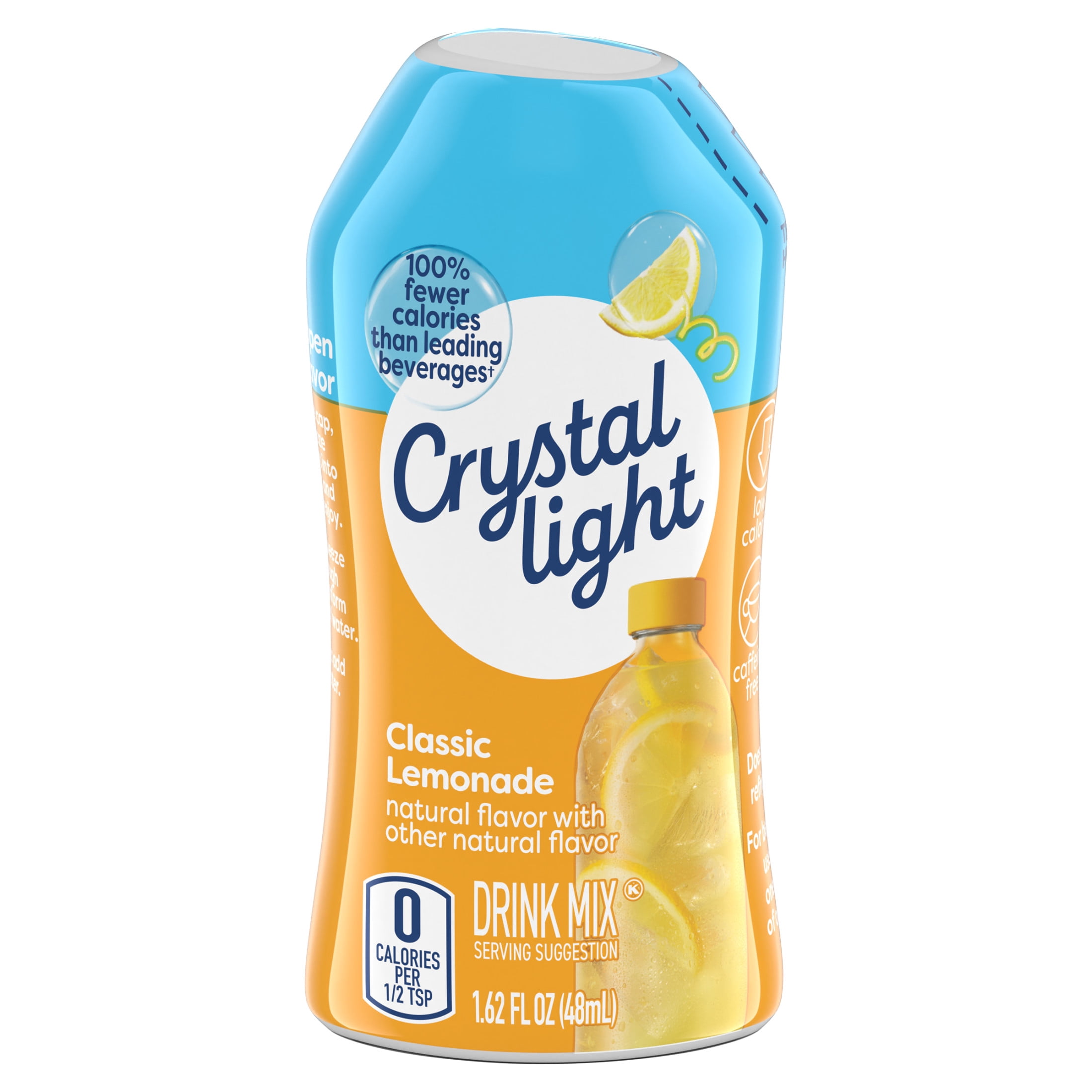 Crystal Light Classic Lemonade Naturally Flavored Liquid Drink Mix, 1. ...
