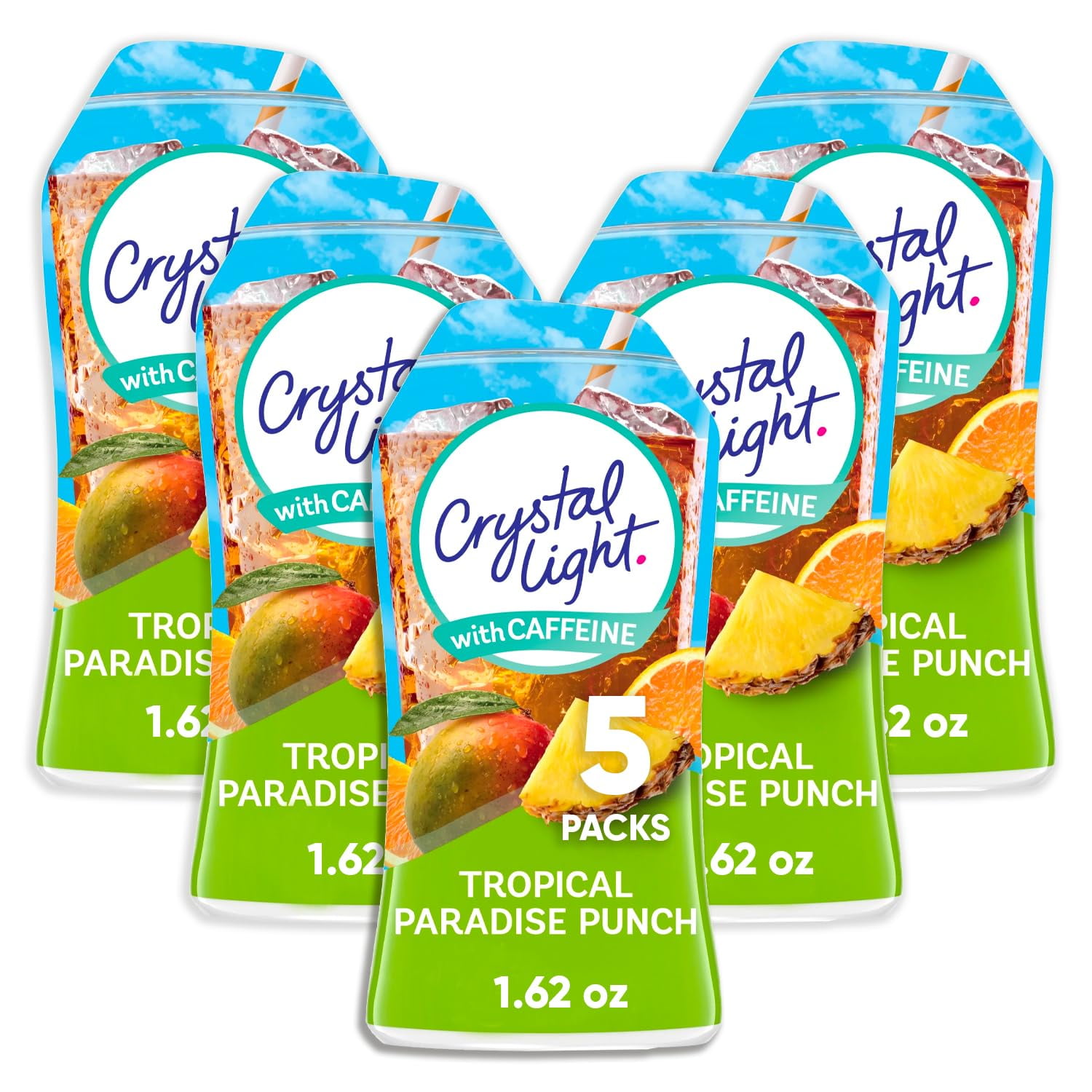 Crystal Light Liquid Tropical Paradise Punch Drink Mix with Caffeine ...