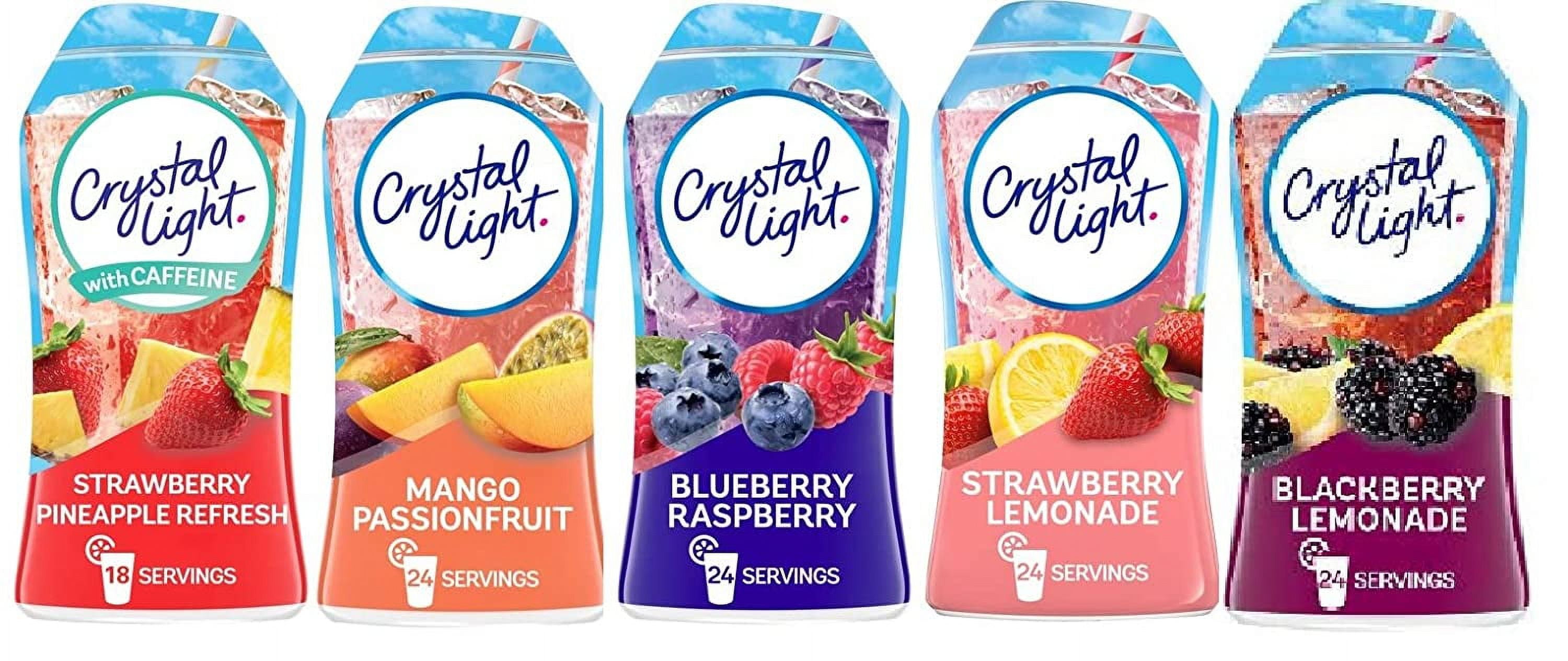 Crystal Light Liquid Water Enhancer Variety 5 each 1.62 fl oz bottles ...
