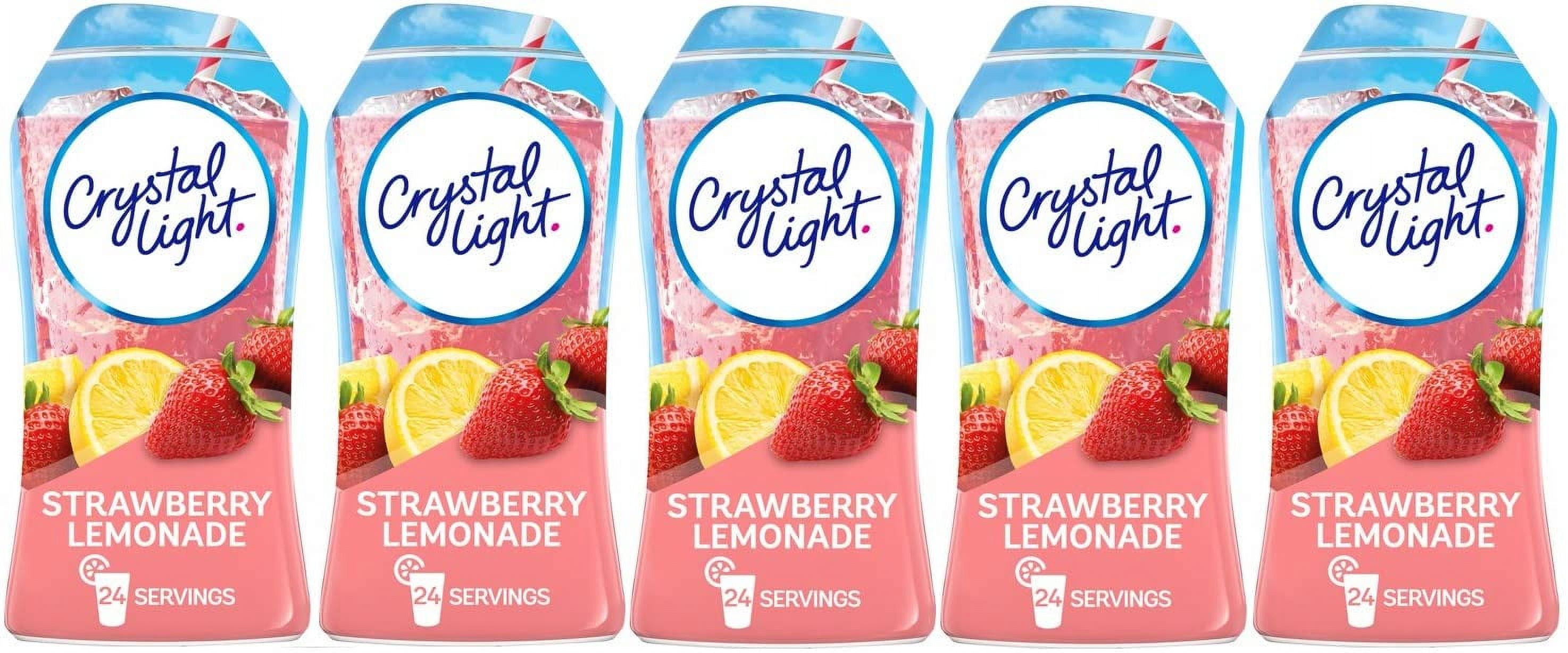 Crystal Light Liquid Water Enhancer Variety 5 each 1.62 fl oz bottles ...
