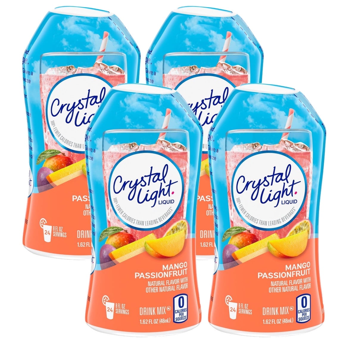 Crystal Light Mango Passionfruit Liquid Drink Mix, 1.62 fl oz, Pack of ...