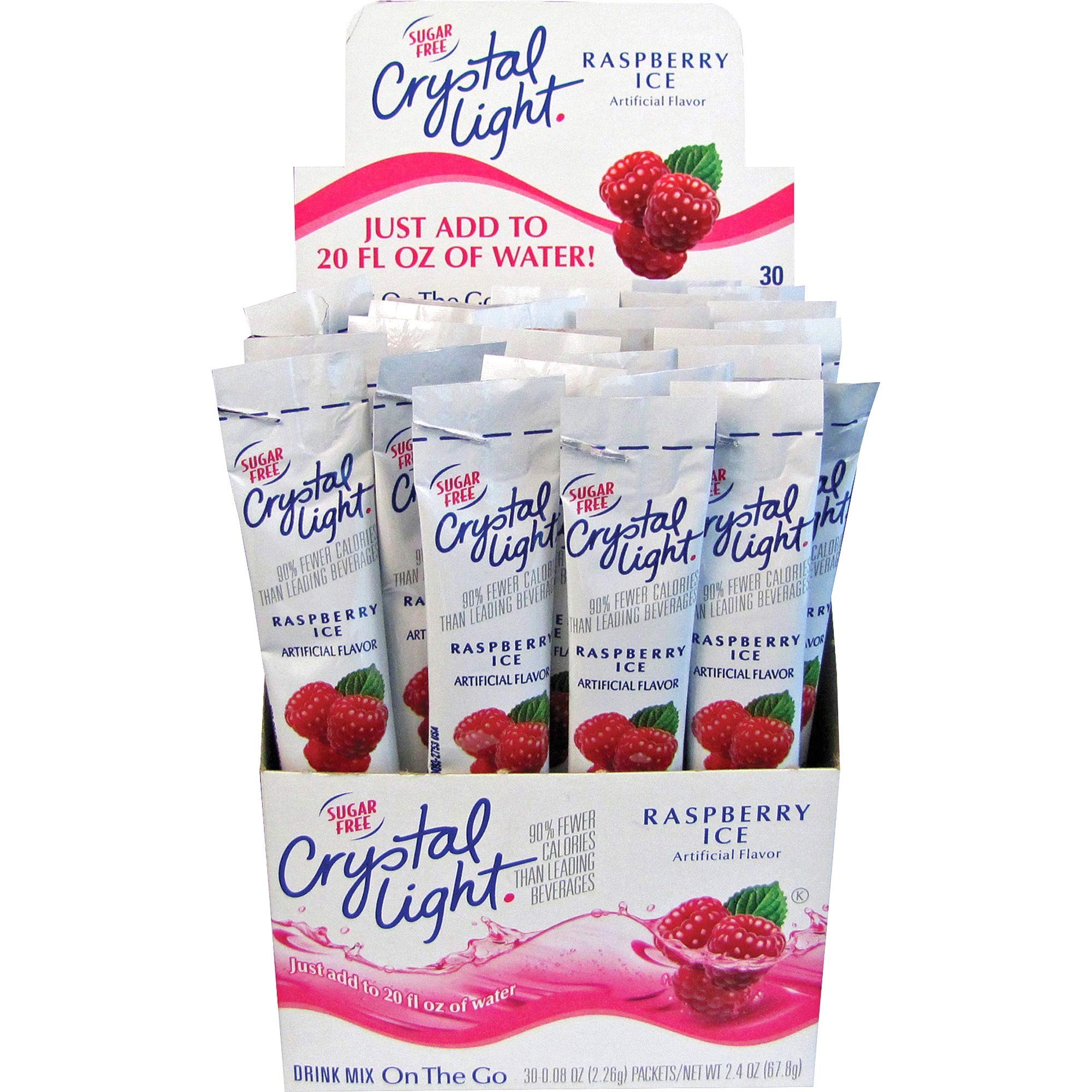 Crystal Light On-The-Go Raspberry Mix Sticks - Walmart.com