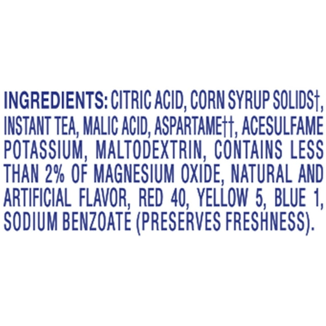 Crystal Light Peach Iced Tea Powdered Drink Mix, 4ct Size Packs ...