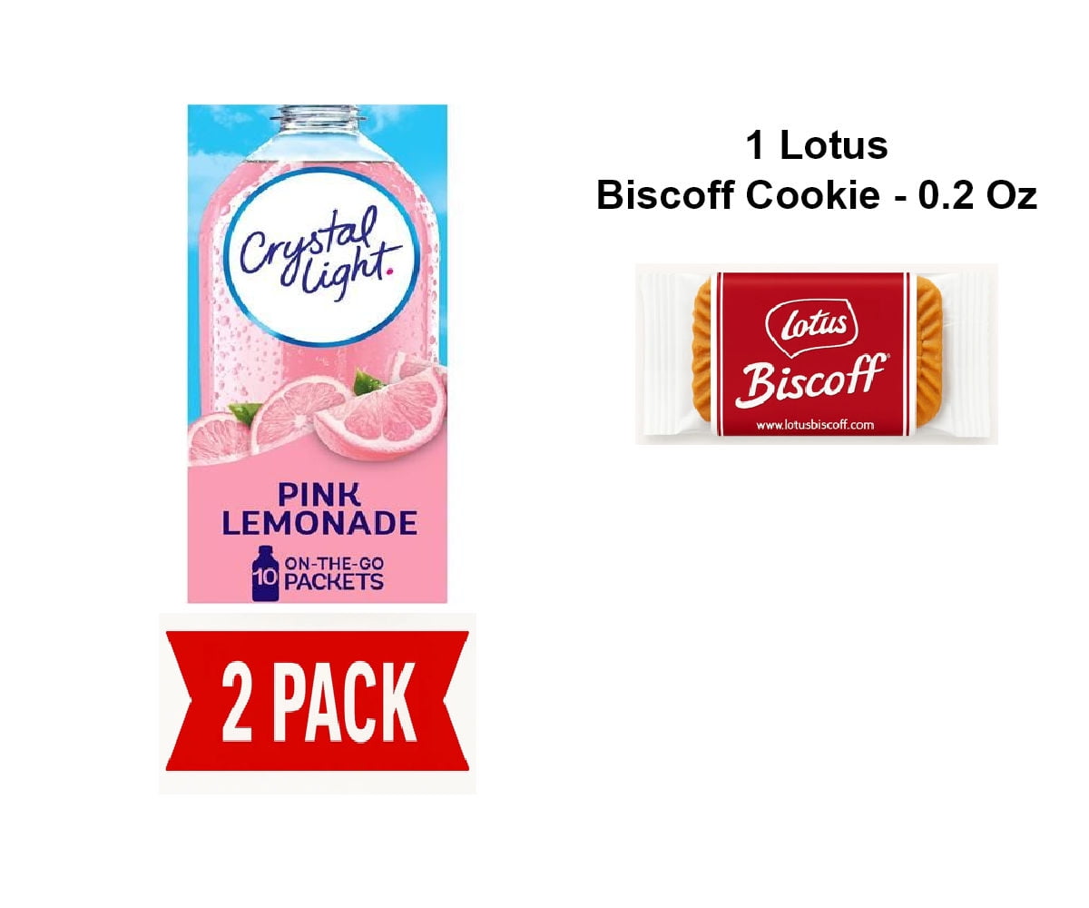 Crystal Light Pink Lemonade Naturally Flavored Powdered Drink Mix, 10 ...