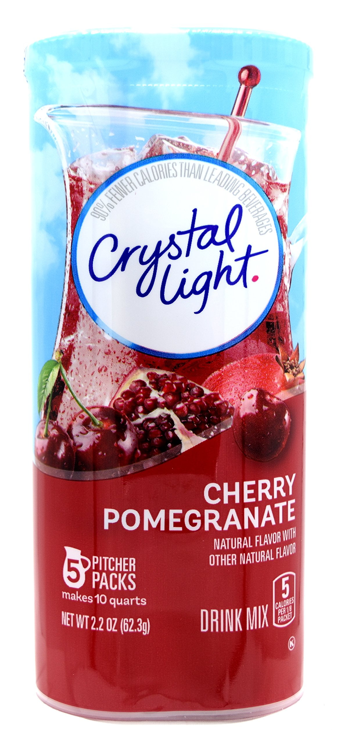 Crystal Light Pitcher Packets, Cherry Pomegranate, 2.2 Oz Packaging May ...