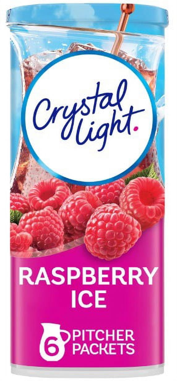 Crystal Light Raspberry Ice Flavor Drink Mix (Pack of 10) - Walmart.com