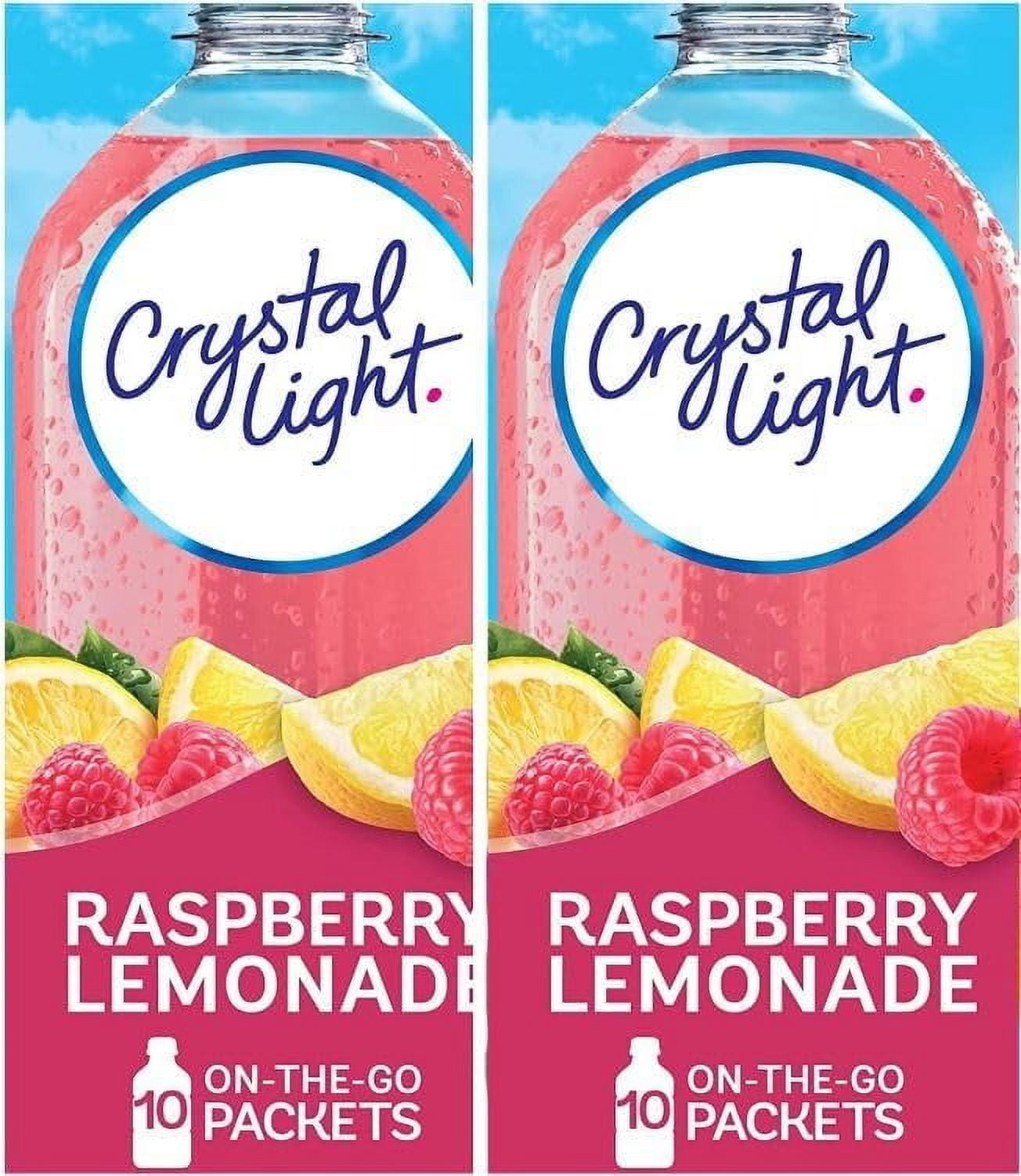 Crystal Light Raspberry Lemonade Drink Mix, 10 ct, Pack of 2 - Walmart.com
