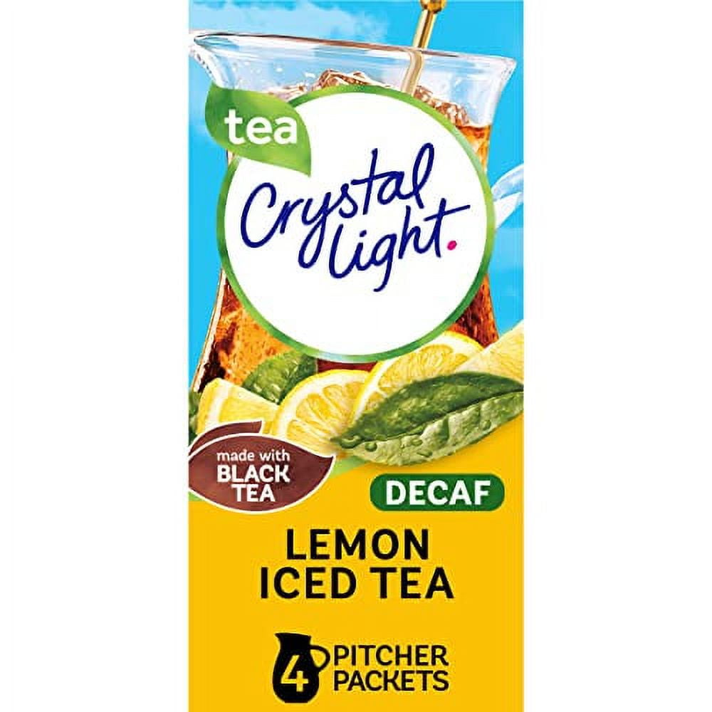 Crystal Light Sugar-Free Decaffeinated Lemon Iced Tea Naturally ...