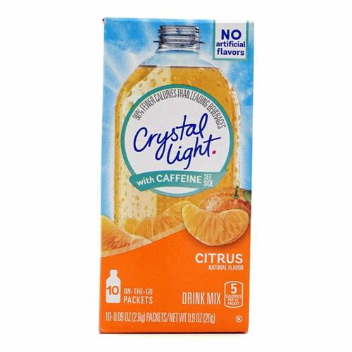Crystal Light Sugar-Free Energy Citrus On-The-Go Powdered Drink Mix 10 ...