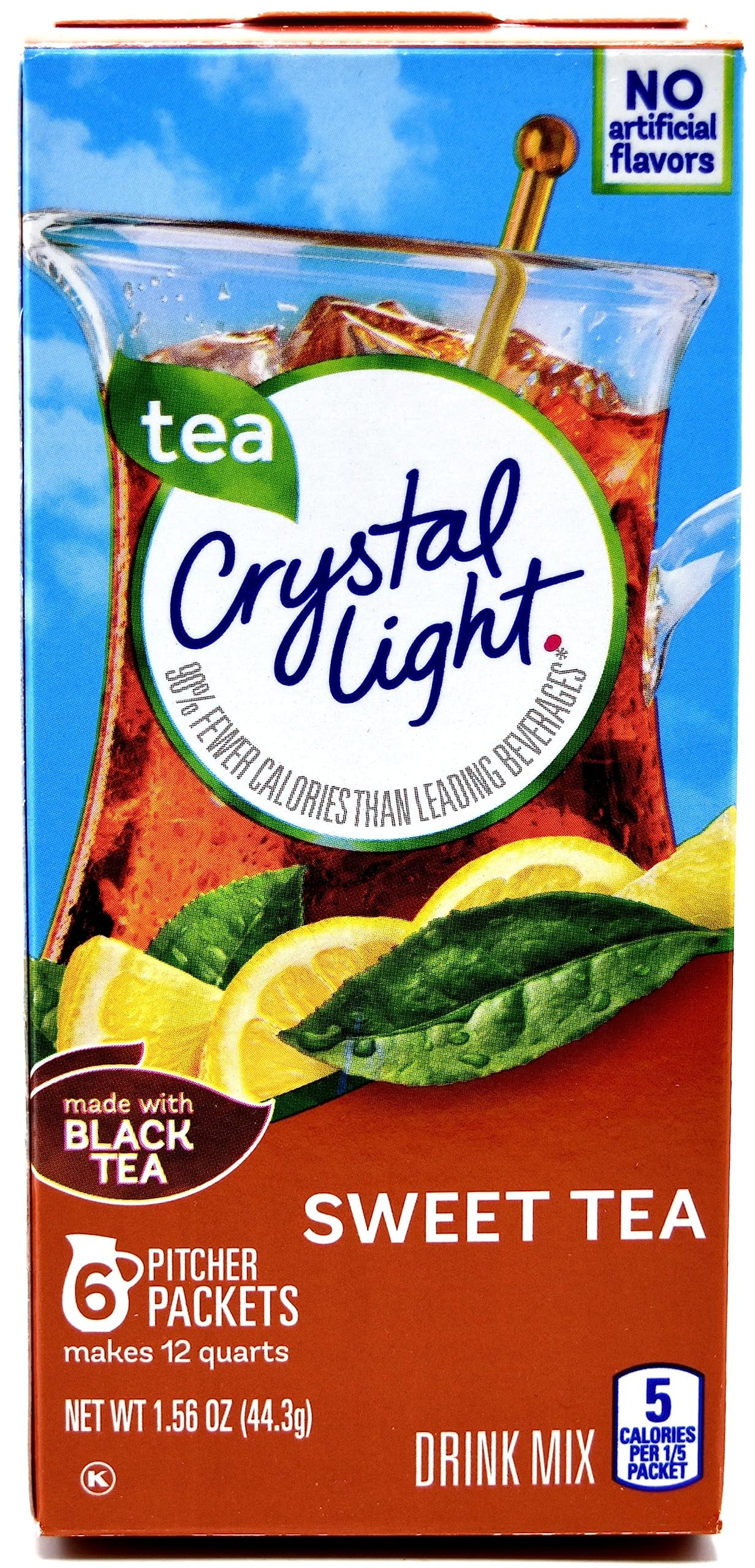 Crystal Light Sweet Tea, 12-Quart 1.56-Ounce Canister (Pack Of 4 ...