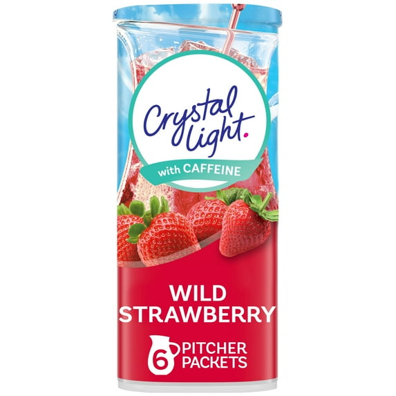 Crystal Light Wild Strawberry Powdered Drink Mix, 6 ct Pitcher Packets ...