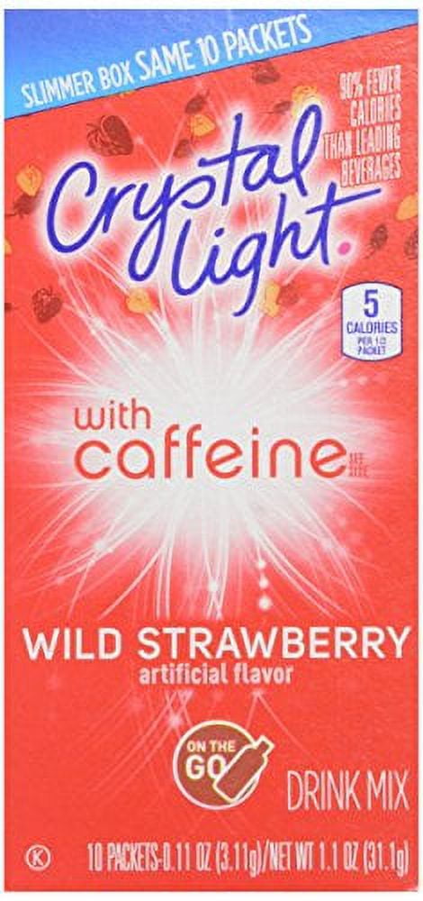 Crystal Light on-the-Go Energy Wild Strawberry 1.1oz (Pack of 28 ...