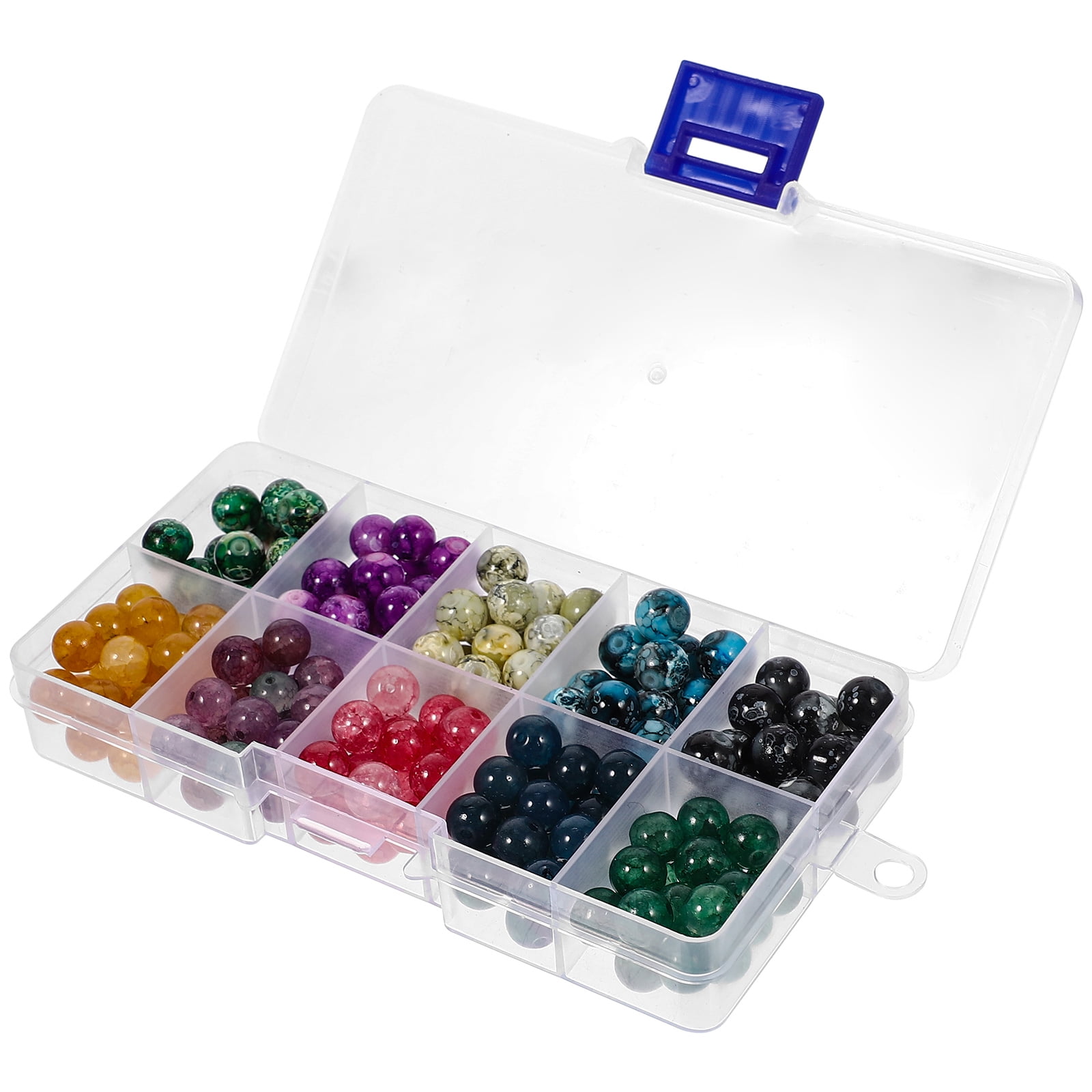 Koolleo 1 box of Round Loose Beads Jewelry Making Spacer Beads Phone ...