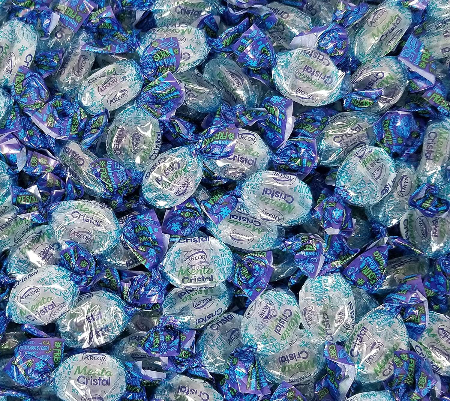 Crystal Mint Hard Candy - After-Dinner Drops, Bulk 1 Pound, Refreshing ...